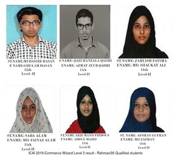 6 out of 16 successful Muslim students in ICAI belongs to Rahmani-30 ...